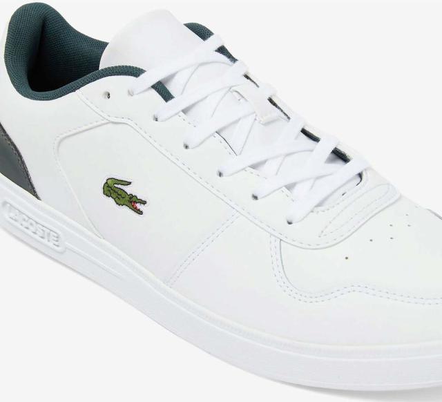 ラコステ 48SMA0114-1R5-8 メンズ スニーカー T-BASE 224 1 SMA（WHT/DK GRN・サイズ：26.5cm）LACOSTE[48SMA01141R58] 返品種別A