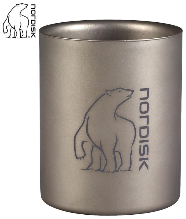 NORDISK (ノルディスク) 119011 チタン製 ダブルウォールマグ 450mLTitanium Double Wall Mug Large 450mL[NOD119011] 返品種別A
