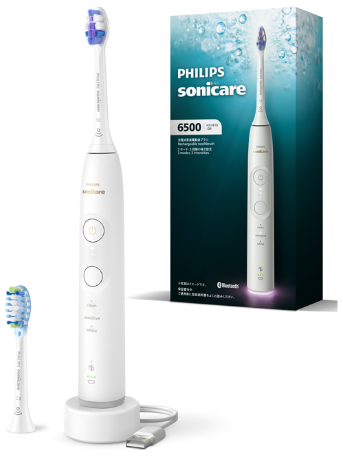 フィリップス HX7410/09 電動歯ブラシ（ホワイト）Philips Sonicare　ソニッケアー6500シリーズ[HX741009] 返品種別A
