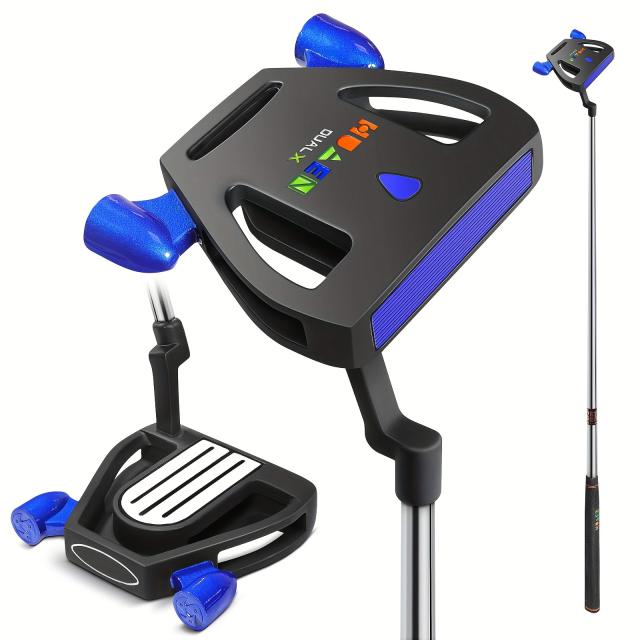 ゴルフパター 右利き用 ヘッドカバー付き｜初心者から中級者に最適 安定感のある打感でスコアアップをサポート｜スチールシャフト仕様 練習用・ラウンド用どちらにも対応