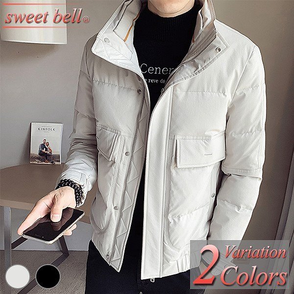 ダウンジャケット メンズ ダウンコート ハーフ ショート ロング ダウン ウール キルト ジャケット ジャンパー 軽量 新作 大きいサイズ キルティング ツイード