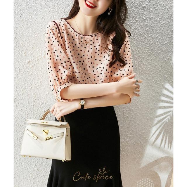 ブラウス レディース 40代 春夏新作 オシャレブラウス レションシャツ