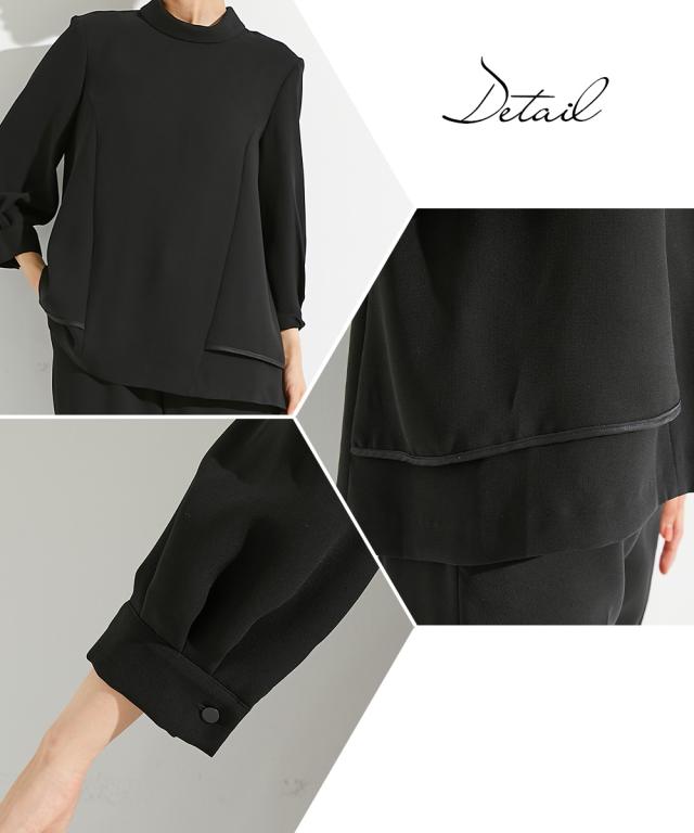 喪服 セットアップ レディース 礼服 日本製生地使用 洗える 防しわ