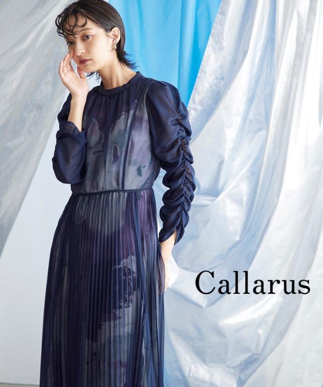 ドレス ワンピース レディース 結婚式 パーティー オケージョン プリント 重ねシフォン プリーツ デザイン ｜ 有〔Callarus〕 ネイビー系/黒系 LL/3L ニッセン nissen ...