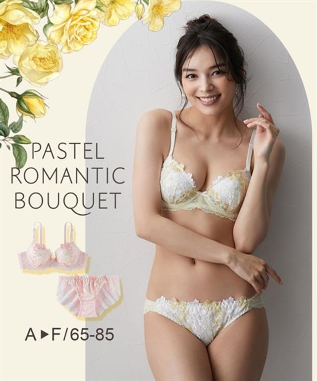 ブラジャー ショーツ セット 大きいサイズ レディース パステルロマンティックブーケ ブラショーツ 女性 インナー パンツ E85_LL/F85_LLの通販はau PAY マーケット ...