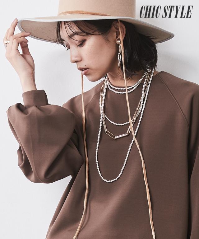 Tシャツ カットソー 大きいサイズ レディース ダブル ジャージ パフスリーブ シックス タイル 対応 6L/8L/10L ニッセン nissen