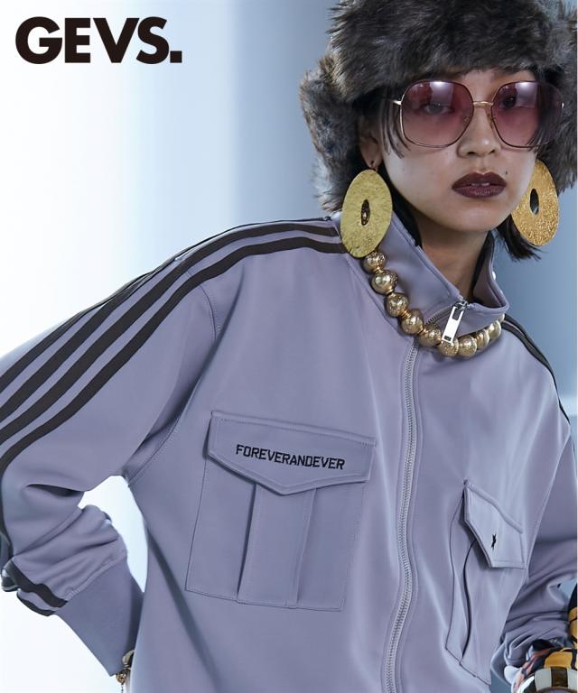 ジャケット アウター 大きいサイズ レディース アウトポケット トラック GEVS. 対応 M〜5L ニッセン nissen