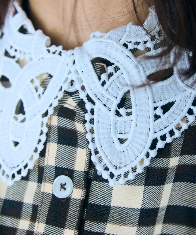 ワンピース ロング マキシ 大きいサイズ レディース レース 切り替え