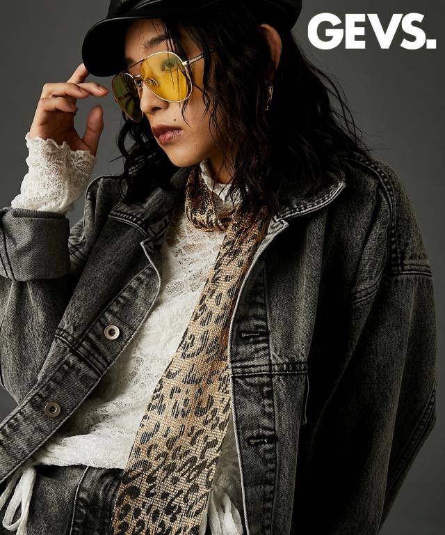 ジャケット アウター 大きいサイズ レディース 綿100％ ビッグシルエット デニム 有 GEVS. 6L/8L/10L ニッセン nissen