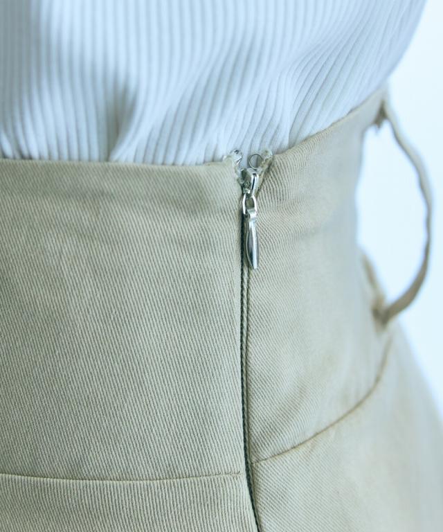 ロングスカート トールサイズ レディース 高身長 綿100％ ベルテッド