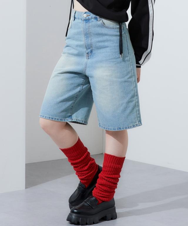 パンツ レディース ハーフ デニム 春 夏 秋 冬 ズボン | M〜L | ニッセン nissen