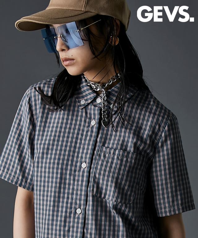 ワンピース ミニ レディース 裾 プリーツ シャツ GEVS. 夏 秋 ミニワンピ | M〜5L | ニッセン nissen