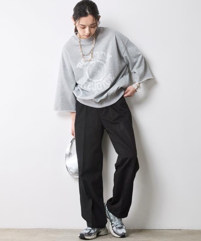 ストレートパンツ レディース 綿100％ チノ パンツ シックスタイル 春