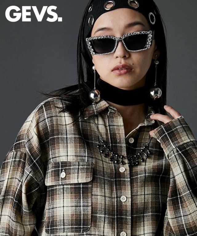 シャツ ブラウス レディース オーバーサイズチェック GEVS. 春 秋 | 6L/8L/10L | ニッセン nissen