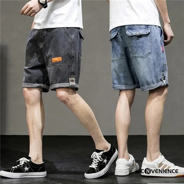 ショートパンツ デニムパンツ 五分丈 ジーパン ハーフパンツ デニム メンズ ジーンズ カジュアル 大きいサイズ 短パン 夏 お兄系 スリム 細身