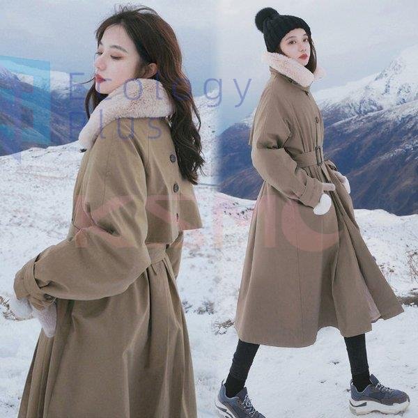 ラシャコート 中綿コート ジャケット レデイース 冬着 秋冬 40代 厚手 モコモコ 暖かい スプリング 韓国風 きれいめ 長袖 ロング丈コート カジュアルウエア