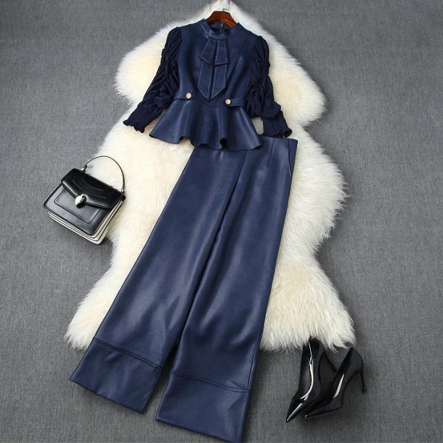 スーツ セットアップ レディース 春 卒業式 パンツスーツ トップス 2点セット ガウチョパンツ ワイドパンツ 通勤 OL ビジネス お洒落 着痩せ 上品 母 30代 40代