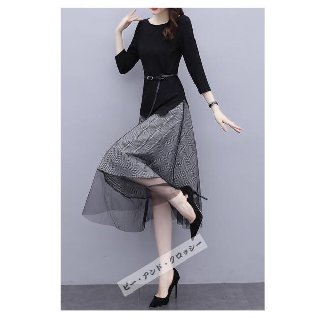 ワンピース レディース きれいめ 上品 おしゃれ オフィス カジュアル