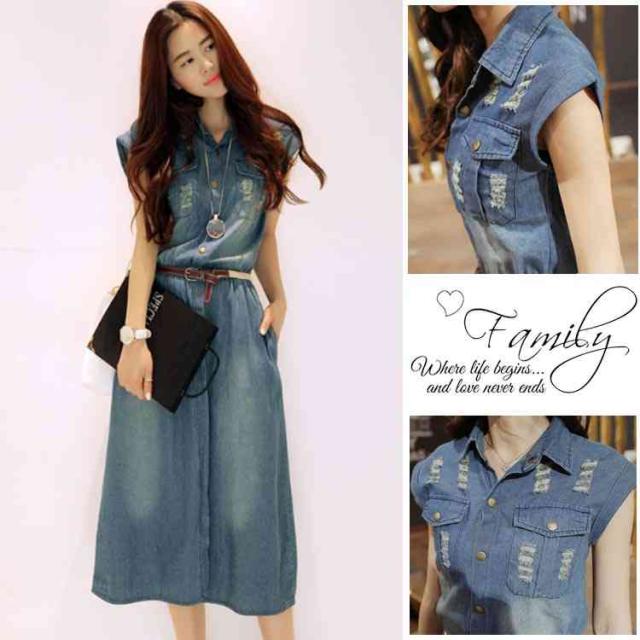 マキシワンピース デニムワンピース マキシ丈ワンピース 通勤 結婚式 春 ロング マキシワンピ ワンピース レディース Aライン