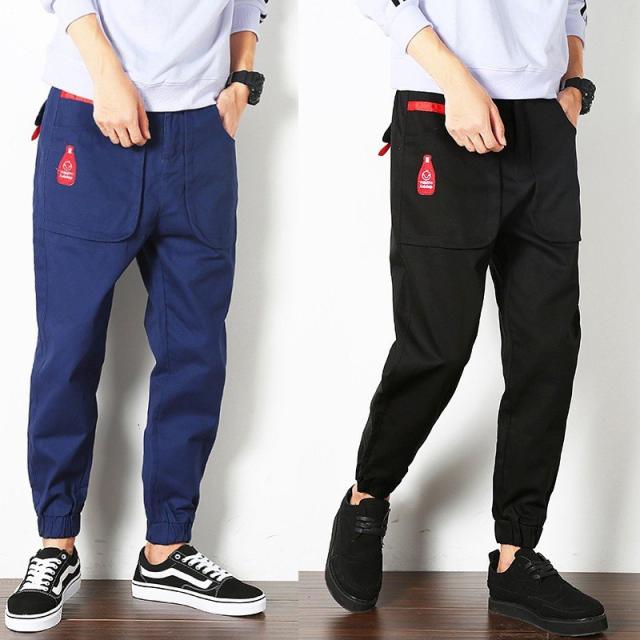 メンズズボンカジュアルパンツジャージパンツ ハーレムパンツ イージーパンツ カジュアル美脚効果