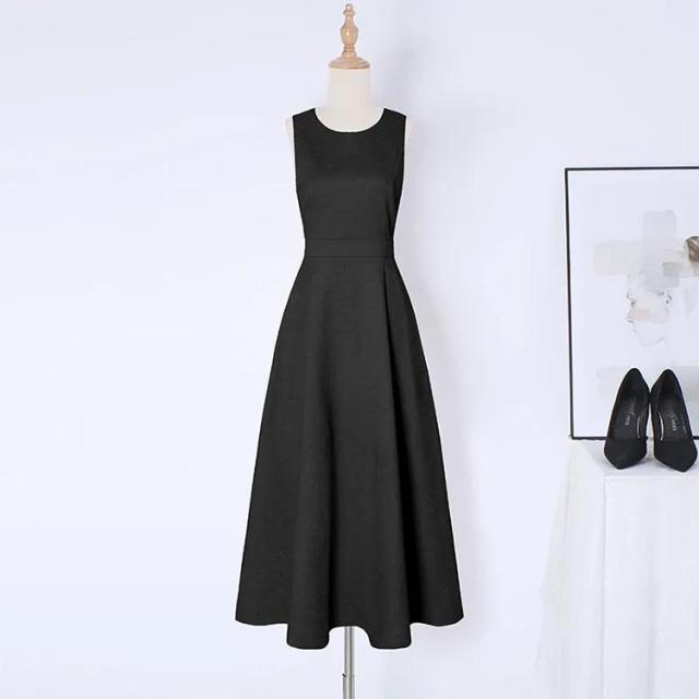 ウールライク ウールライク 秋 エレガント ワンピース ジャンパー