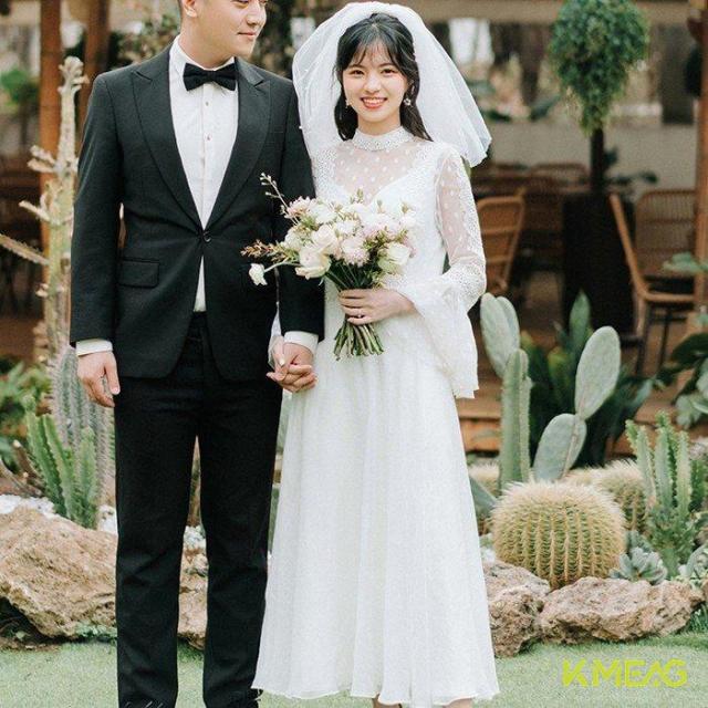 長袖 ミモレ丈 ウェディグドレス 二次会 花嫁 パーティドレス 結婚式 白 ワンピース 演奏会 大きいサイズ 小さいサイズ ドレス 発表会 お呼びばれ おしゃれ