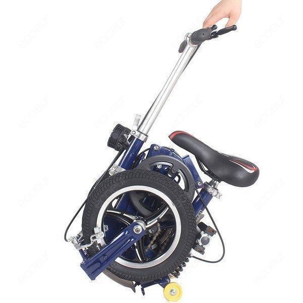 折りたたみ自転車 超小型 ポータブル自転車 12インチ 14インチ ホワイト サスペンション