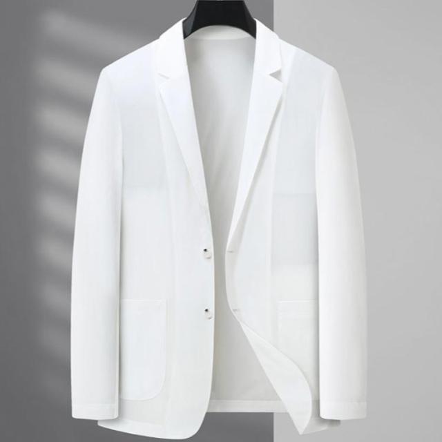 接触冷感 ジャケット メンズ ブレザー アイスシルク サマージャケット