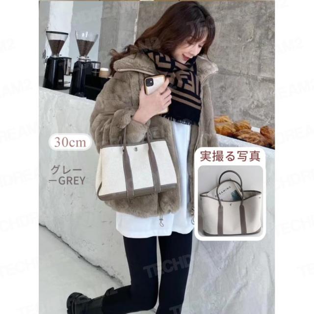 本革 キャンバス バッグ レディース トートバッグ 上質本牛革 ショルダーバッグ ガーデンパーティンナリ 25/30/36cm 通勤通学 シルクスカーフ付