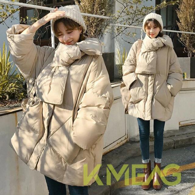 ダウンジャケット レディース 中綿ジャケット 冬 軽量 防寒 アウター 大きいサイズ 中綿コート 暖かい ゆったり 無地 カジュアル 秋冬 体型カバー シンプル 可愛い お洒落 通勤 通学 フリーサイズ