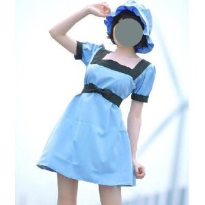 DK293シュタインズ・ゲート・椎名まゆり ウイッグ+コスプレ衣装・完全オーダーメイド