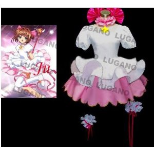 DK1063 【カードキャプターさくら】木之本桜 風 コスプレ衣装  　完全オーダメイドも対応可能