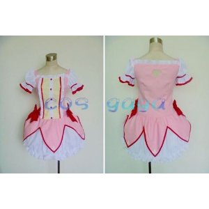 DK673　◆ 魔法少女まどか☆マギカ　 鹿目まどか　風　コスプレ衣装　新品　完全オーダメイドも対応可能