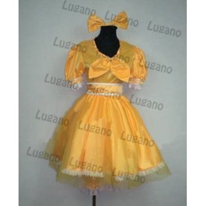 DK1183 ★ ディズニー ♪ ミニー 風    コスプレ衣装   完全オーダメイドも対応可能