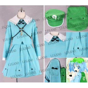 DK2151 東方project　東方風神録 河城にとり風 コスチューム、コスプレ　　コスプレ衣装　完全オーダメイドも対応可能