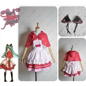 DK1721  VOCALOID☆Bad∞End∞Night　初音ミク　高品質コスプレ衣装 コスチューム、コスプレ
