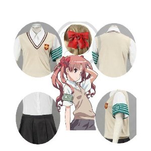 DK2284 とある科学の超電磁砲 白井 黒子（しらい くろこ）風  制服　コスチューム、コスプレ衣装