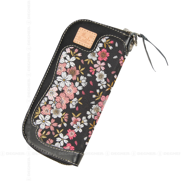 【送料無料】 花山 カザン レザージップウォレット W-48K レザーウォレット 長財布 デグナー DEGNER メンズ レディース