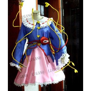 DK1315 東方Project 東方地霊殿 古明地 さとり風   コスプレ衣装　完全オーダメイドも対応可能