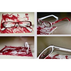 東方project　 博麗霊夢 風　コスプレ メガネ 　コスプレ小物　コスプレ道具