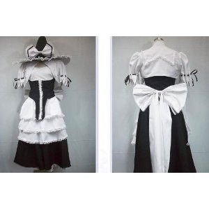 DK1781  高品質コスプレ衣装 東方Project 永夜抄　レースフリル 霧雨魔理沙風　コスチューム、コスプレ