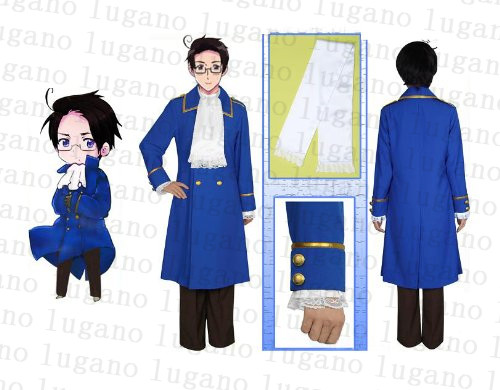 ヘタリア  オーストリア軍服 風　 コスチューム  コスプレ衣装   完全オーダメイドも対応可能