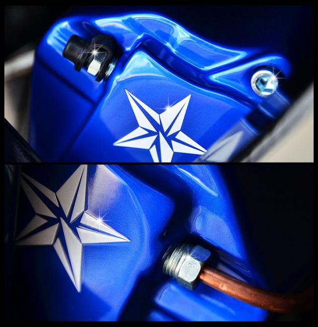 完全受注生産】 キャリパーカバー 後輪用 カスタム カー用品 DIVINER