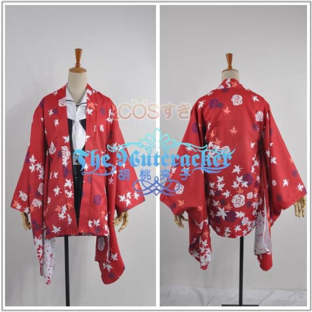 送料無料 ハナヤマタ　笹目やや　制服　捺染　和服　羽織  コスプレ衣装 高品質 新品 Cosplay アニメ