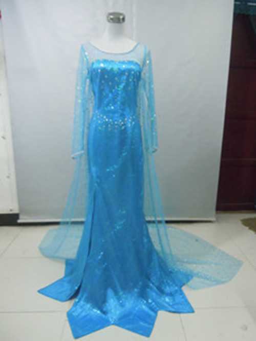 ディズニー　アナと雪の女王　ELSA風　　コスプレ衣装　完全オーダメイドも対応可能