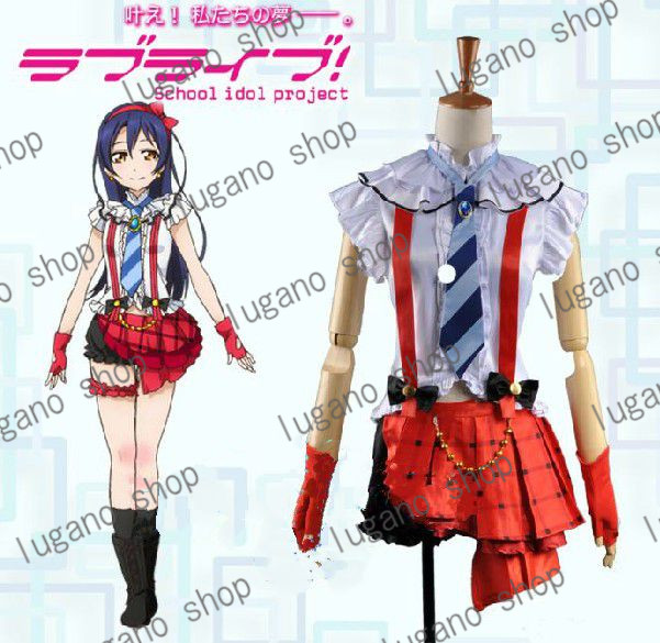 Love Live!ラブライブ！　園田 海未（そのだ うみ）　舞台装  風 コスプレ衣装 完全オーダーメイドも対応可能