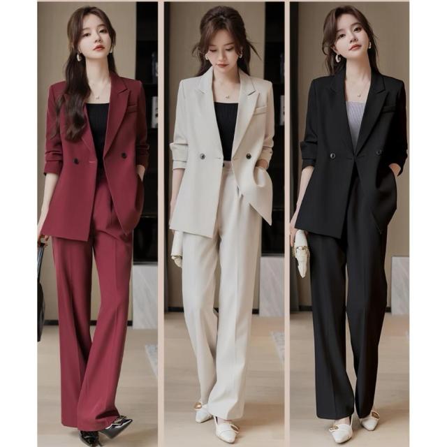 セットアップ レディース パンツスーツ ワイドパンツ スーツジャケット ビジネススーツ 入学式 卒業式 入園式 卒園式 セレモニー ママスーツ