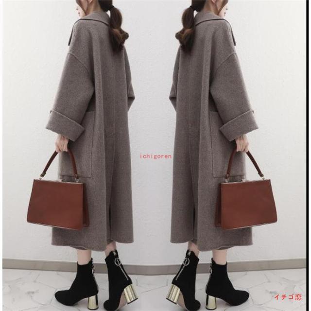 カシミヤコート レディース スーパーロングコート コート 冬 通勤 ロング丈 チェスターコート カシミヤ スプリング トレンチコート
