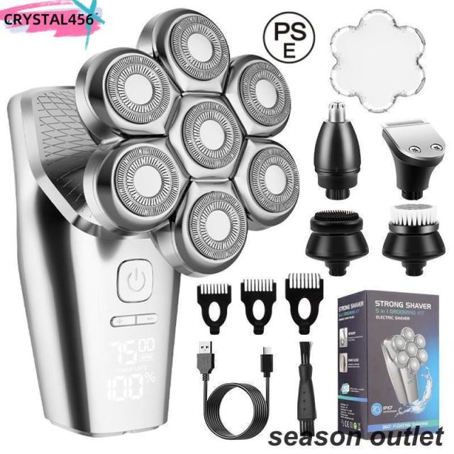 スキンヘッド用シェーバー スキンヘッド シェーバー 7D 磁気インターフェース式 スキンヘッド用電気シェーバー メンズシェーバー