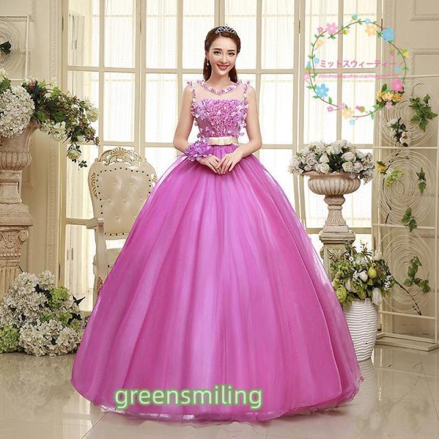 カラードレス ロングドレス 大きいサイズ 紫 カラオケドレス 声楽衣装 演奏会ドレス ステージ衣装 プリンセス オペラ 演奏会 コンサート パーティードレス